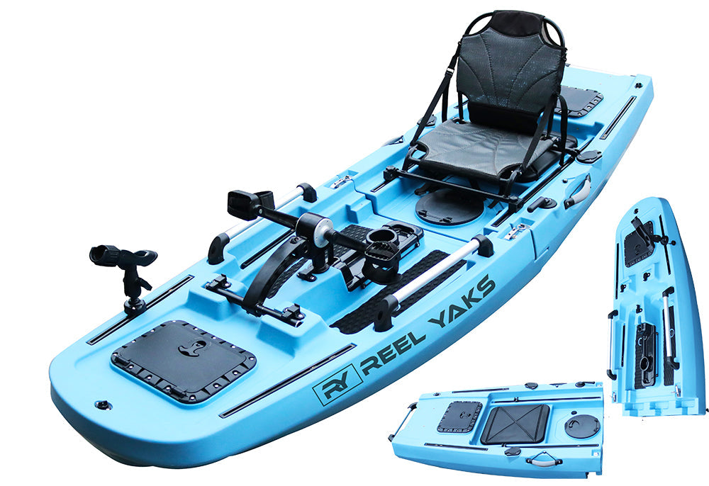 9.8ft Rogue Modular Propeller Drive Pedal Fishing Kayak | 400lbs Capac